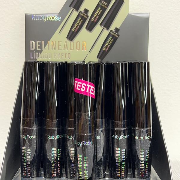 RUBYROSE DELINEADOR LIQUIDO PRETO-24PCS/8.00 | Ami Comercio